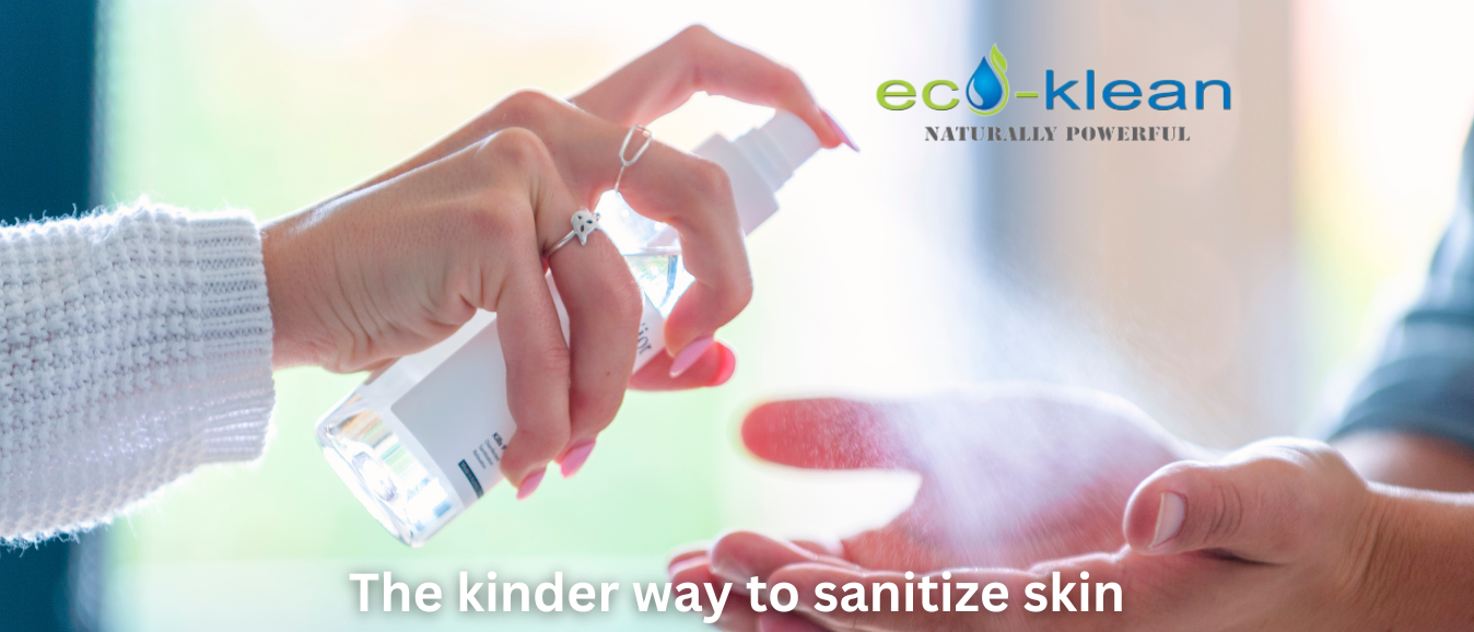 The kinder way to sanitize skin – Eco-klean
